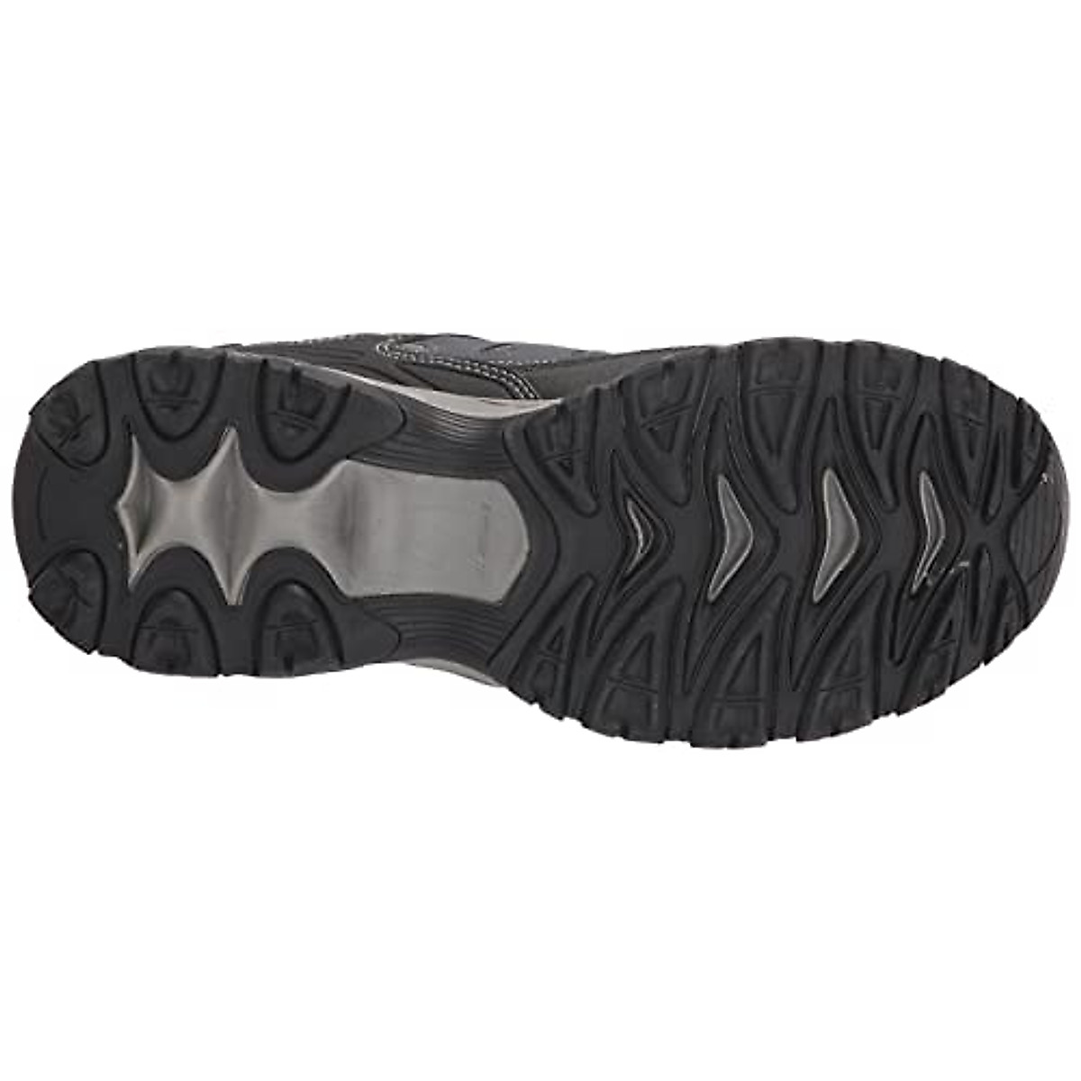 Skechers mens Afterburn Memory Foam Lace-up fashion sneakers, Navy, 10.5 X-Wide US