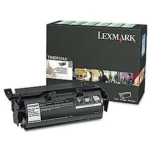Original Lexmark T650H04A 25000 Yield Black Toner Cartridge - Retail