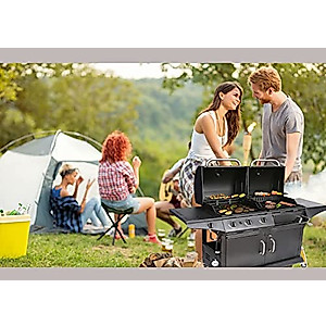 FCCUM Stainless Steel BBQ Grates, 304 Stainless Steel Solid Grates, Suitable Weber Genesis Silver/Gold B & C、 Spirit、and Other Models of Gas Grills, 17.55 inches Long / 9.64 inches Wide, Two-Piece