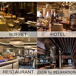 Freestanding Food Heat Lamp with 250w Bulb Food Warmer Light Heating Food Lamps for Buffet Restaurant Home Catering,Copper