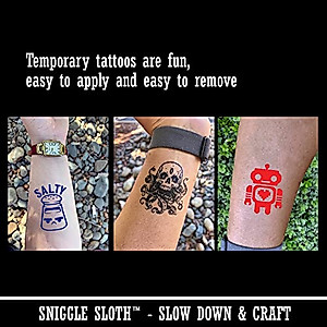 Basketball Sport Temporary Tattoo Water Resistant Fake Body Art Set Collection - Hot Pink (One Sheet)