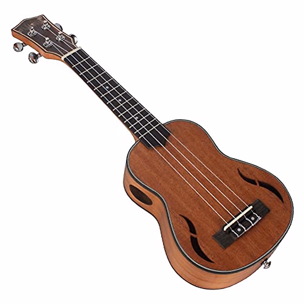 LMMDDP 21 Inches Ukulele Mahogany Wood Acoustic Guitar Mahogany Fingerboard Neck Hawaii 4 String Guitar