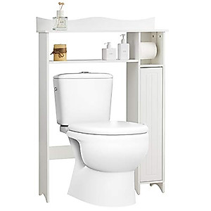 Casart Bathroom SpaceSaver Over-The-Toilet Storage Shelf Bathroom Storage Cabinet Organizer (42" Height)