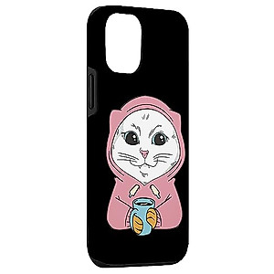 iPhone 13 Pro White Main Coon Cat Outfit For Cat Lover Cats Case