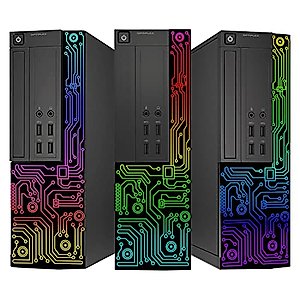 Dell Gaming OptiPlex Desktop Computer PC, Intel Core i7, GT 1030 2GB GDDR5, 16GB RAM, 512GB SSD, 24 Inch HDMI Monitor, RGB Keyboard Mouse Headset Speaker LED Bar, WiFi, Windows 10 Pro (Renewed)