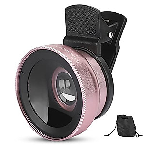 2 in 1 Professional Phone Lens Super Wide Angle and Macro Lens for Mobile Phone with Clear Image Design, Suitable for Most Smartphones, Tablets