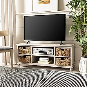 Safavieh Home Collection Rooney Entertainment TV Unit, Vintage Grey