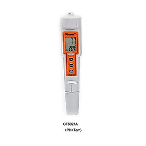 Y-LKUN Water Quality Meter Protable LCD Digital PH Meter 0-14PH Pen Salinity Meter Water Quality Salinity Measurement Detector Measuring Tool Moisture Meter