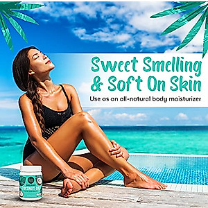 Island Fresh Organic Coconut Oil (54 oz) - Organic Virgin Coconut Oil Great for Baking, Versatile Cooking Oil, DIY Hair Oil & Skin Oil, Cold-Pressed, Certified Organic & Non-GMO