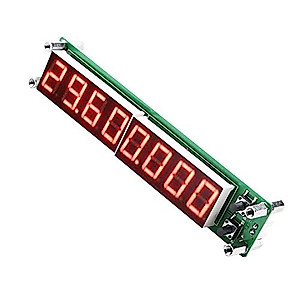 PLJ-8LED-H RF Frequency Counter Cymometer Tester Module 0.1~1000MHz (Backlit Font red)