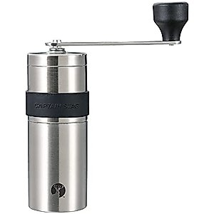 CAPTAIN STAG UW-3501 Captain Stag, 18-8 Stainless Steel, Handy Coffee Grinder, S (Ceramic Blade)