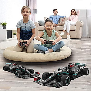 ZMZ Remote Control Car 1:18 Scale Licensed RC Mercedes-AMG F1 W11 EQ Series, F1 RC Car Boy Toys, Model Cars Display Vehicles for Boys and Girls Toy Cars for Adults Boys Girls 7 Years Old Gift (Black)