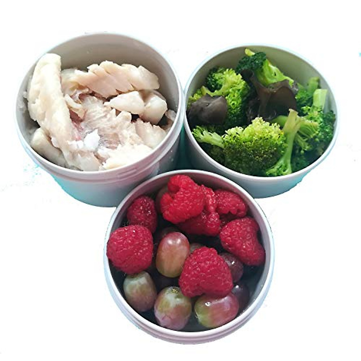 Vacuum Food Jar Mug | Insulated Lunch Containers 29 Oz Stainless Steel Thermoses Flask Lunch Jar Vacuum Bottle with Easy Open Lid & Carry Strap, 3 Durable Lunch Cooker Bowl Cup - NOT FOR LIQUID SOUP