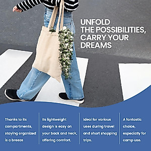 LITO LINEN AND TOWEL Tote Bag|Shopping Bags with Handle Blank Canvas Tote Bags for DIY Branding Gift Cloth Bags Reusable Grocery Bag 3 Pack