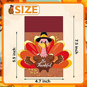 Thanksgiving Cutlery Holder Set 24PCS Thanksgiving Table Decor Set Thanksgiving Table Setting Decorations Thanksgiving Turkey Utensil Décor for Thanksgiving Autumn Fall Harvest Party Table Decoration