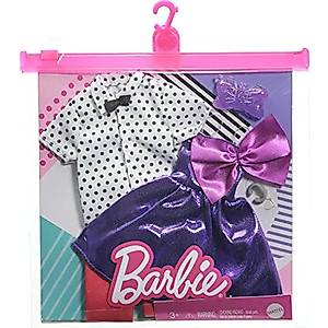 Barbie Fashion Pack with 1 Outfit & 1 Accessory Doll & 1 Each for Ken Doll, Gift for 3 to 8 Year Olds