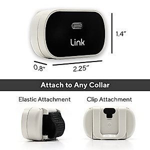 Link GPS Dog Tracker + Activity Monitor | Training Tools, Health Tracker, Waterproof, Flashlight, Lightweight, PetPass & Vet Record Storage, Fits On Most Collars | iPhone & Android Apps