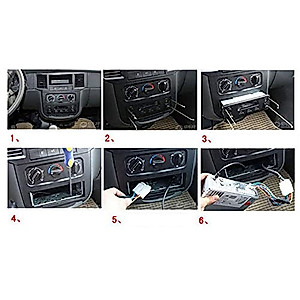 Boomboost AV252 12V 1 DIN SD Card FM Car Radio Stereo MP3 Radio Built-in Speakers with Bluetooth Host Speakers BT Hands Free Calling USB Charging