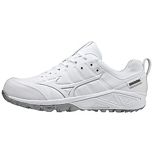 Mizuno Men's Ambition 2 All Surface Turf Shoe, White, 12