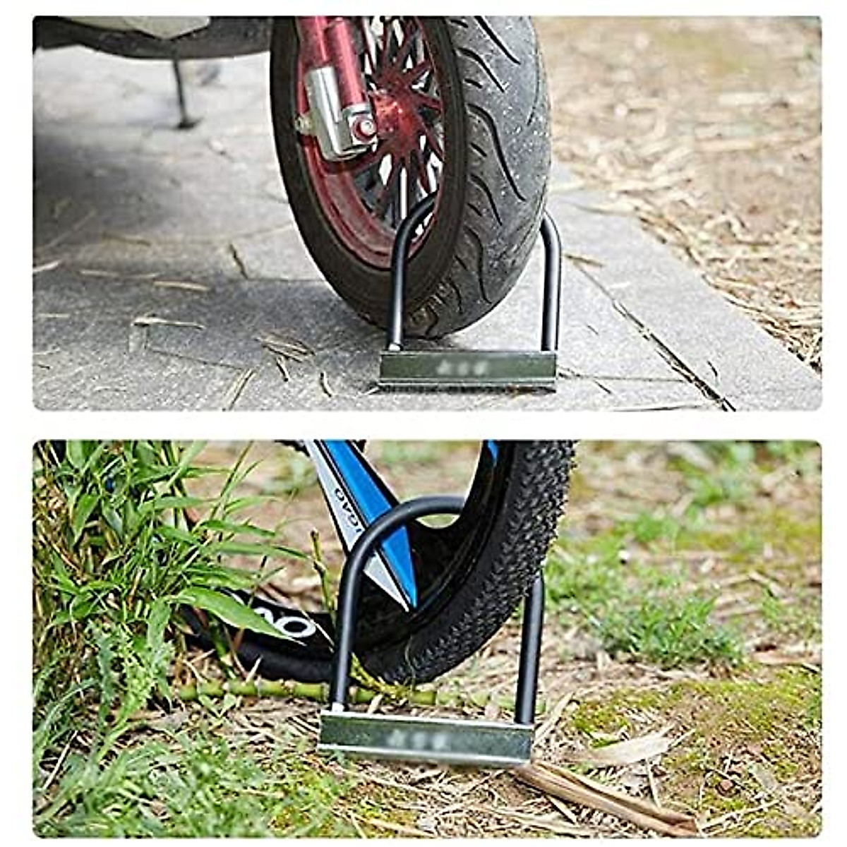 Bicycle Lock U-Shaped Lock Anti-Theft Lock Crescent Lock Core, Anti-Hydraulic Shear, Suitable for Motorcycle/Bike