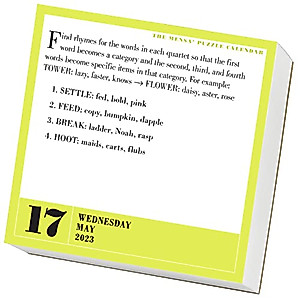Mensa 365 Brain Puzzlers Page-A-Day Calendar 2023: Word Puzzles, Logic Challenges, Number Problems, and More