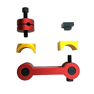 Adjustable Milling Vise Stop, CNC Mill Work Stop Part Locator Milling Machine Positioner, Universal CNC Machine Movement Mill Work Stop Tool Part Workpiece