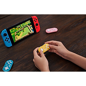 8Bitdo Zero 2 Mini Bluetooth Gamepad for Switch Windows Android MacOS Steam Raspberry Pi (Yellow)