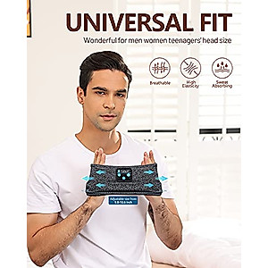 Navly Sleep Headphones Sleeping Headphones Bluetooth, Cool Tech Gadgets Bluetooth Headband Headphones with Built-in Thin Speakers, Comfortable Headphones for Sleeping Running Yoga