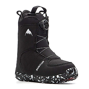 Burton Grom BOA Snowboard Boots Kid's Sz 1K Black