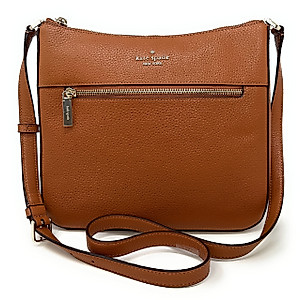 Kate Spade New York Leila Colorblock Pebbled Leather Crossbody Bag (Warm gingerbread)