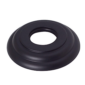 Westbrass 1/2" IPS x 24" Ceiling Mounted Shower Arm with Flange, Matte Black, D3624A-62