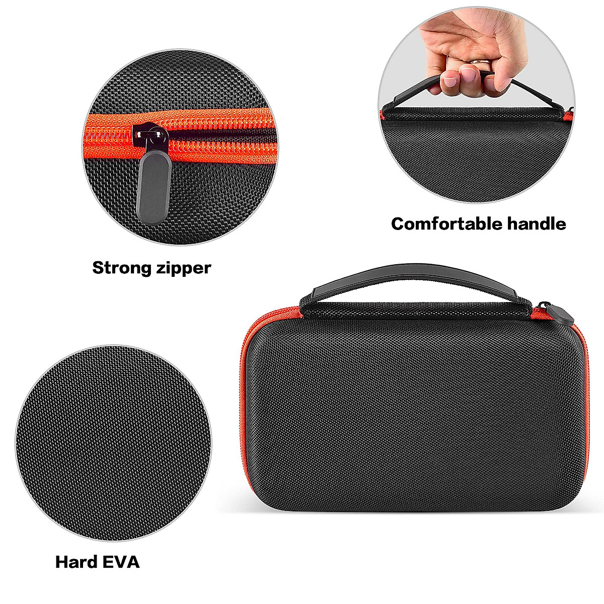 Case Compatible with Klein ET310 Tool AC Circuit Breaker Finder 80041 Outlet Repair Tool Kit RT250 Integrated GFCI Receptacle Tester and Accessories Electrical Tools Bag Storage Organizer(Black)