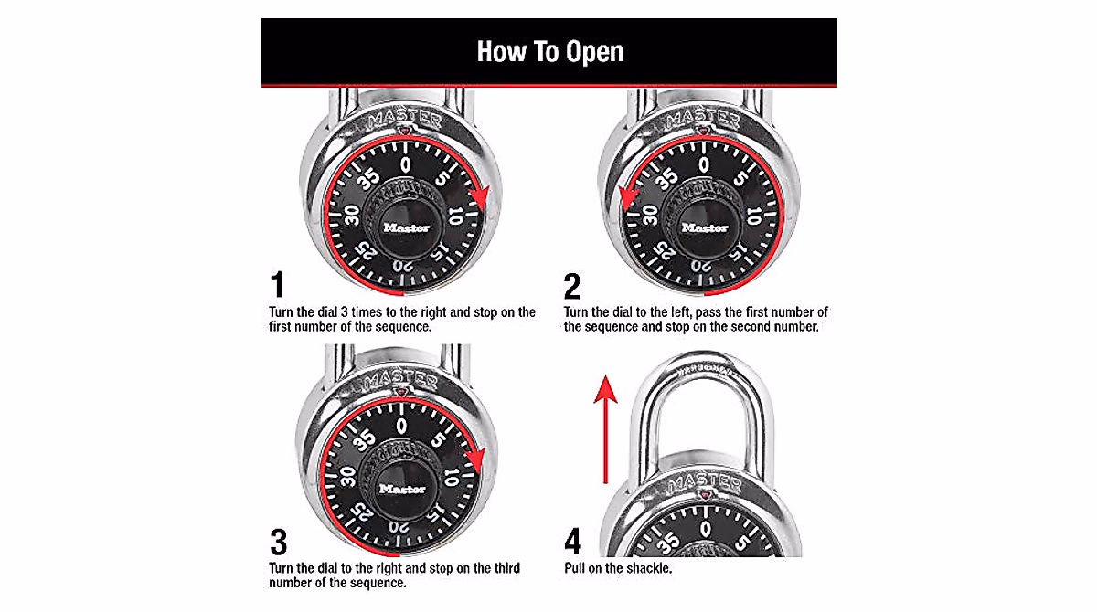 Secure Your Valuables with Master Lock Combination Padlock