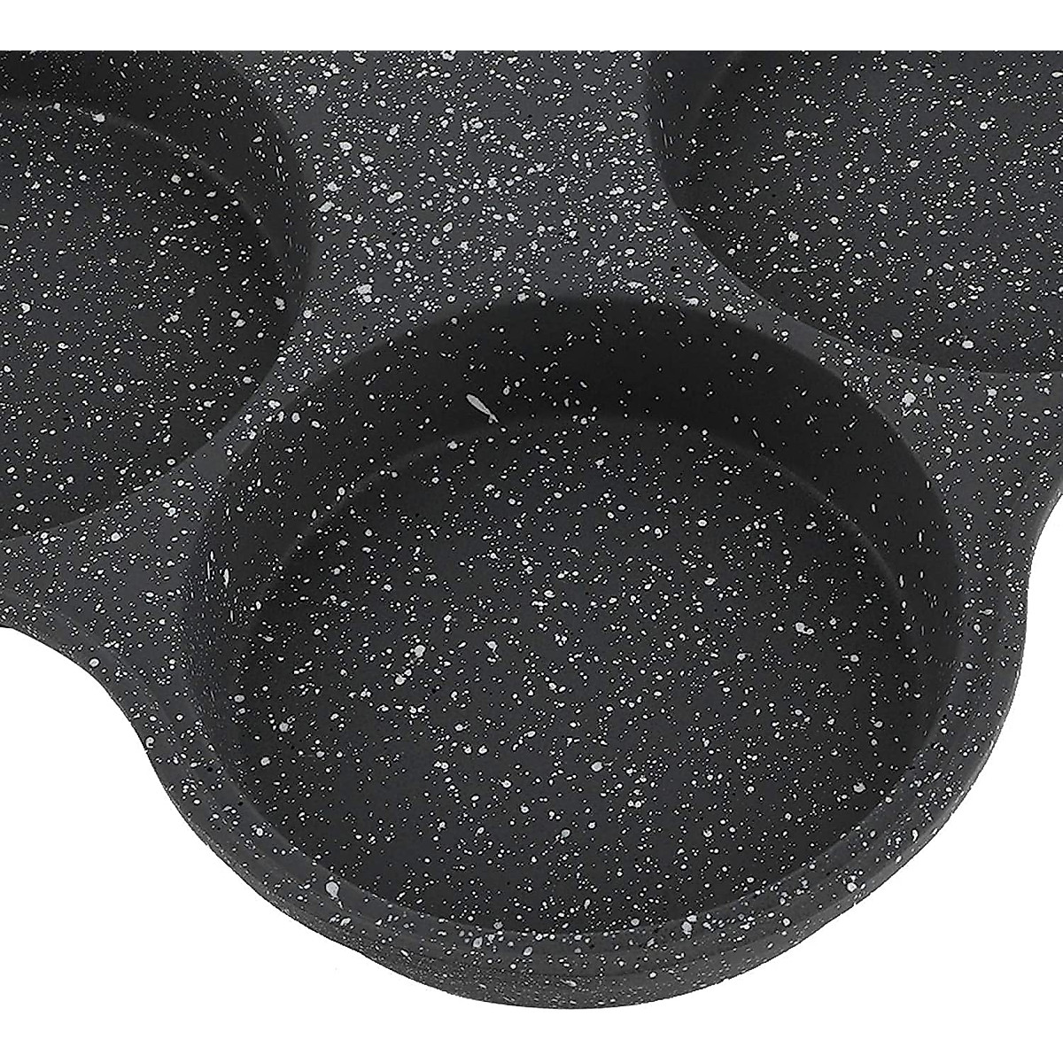 Ymiko 4-Cup Aluminum Egg Frying Pan, Non-Stick, Electric Stovetop Compatible, 18/8 Stainless Steel