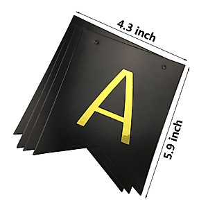 Fecedy Black Happy Fucking Birthday Bunting Banner