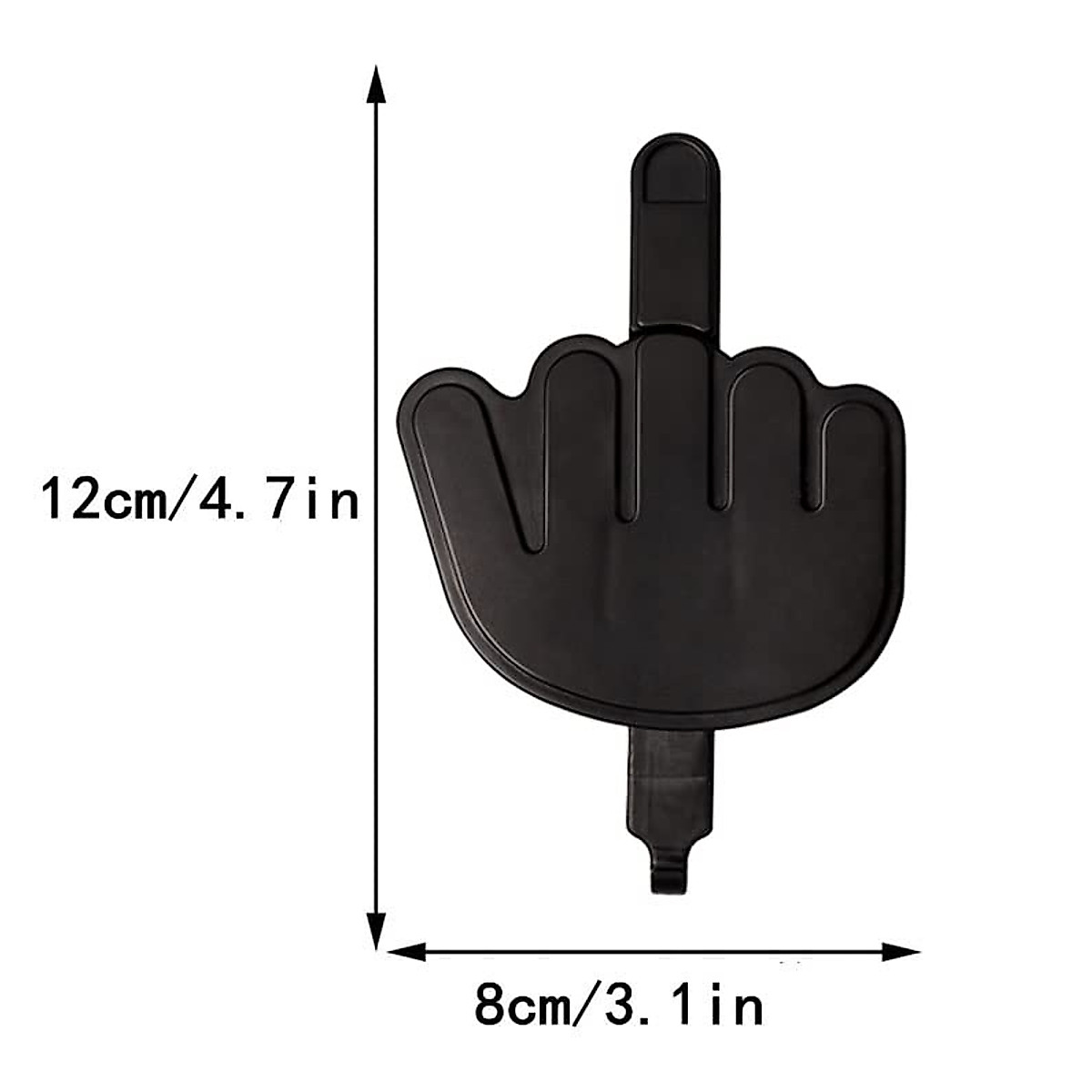 seOSTO Finger Key Hanger, Funny Adhesive Key Hook Key Holder for Wall, Wall Hooks for Hanging Keys Entryway Hallway Decor/Office Funny Gift