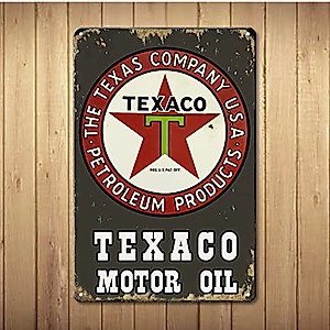 Vintage Metal Tin Signs Retro Garage Signs For Men Wall Decorations Old Car Shop Posters Oil And Gas Station Sign Man Cave Decor 5 Pces 8×12 Inch
