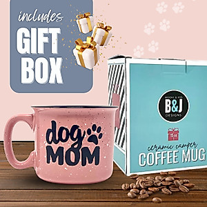 Cute Funny Coffee Mug for Dog Lovers - Dog Mom, Dog Dad, Fur Mama - Unique Fun Gifts for Her, Dad, Mom, Sister, Teacher, Coworkers - Coffee Cups & Mugs with Quotes