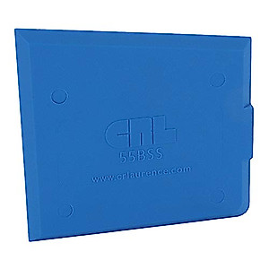 C.R. Laurence 55BSS CRL Silicone Spatula Finishing Tool, Blue