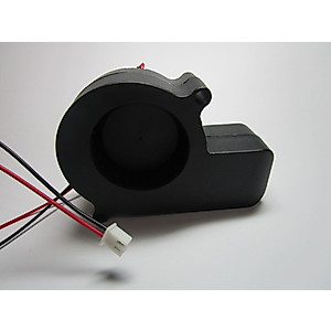 1 pcs Brushless DC Blower Fan 5028B 12V 2 Wires Black Color 50x28mm Ball-Bearing Skywalking