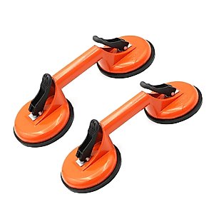 VICHUNHO Glass Lifting Suction Cups Heavy Duty Vacuum Aluminum Alloy Handle Holder to Lift Large Glass/Floor Gap Fixer/Tile Lifter/Moving Window,Mirror/Windshield Removal & Install Tool