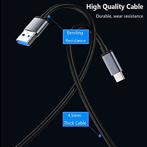 7 Ports USB C Hub,7 in 1 USB C Hub Multiport Adapter,USB 3.0 High Speed for Laptop PC Hard Drive Keyboard (7 Ports USB)