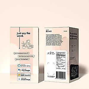 LIFX L3A19LW06E26CA White, A19 Wi-Fi Smart LED Light Bulb, Warm, Dimmable, No Bridge Required, Compatible with Alexa, Hey Google, Apple HomeKit (2 Pack)