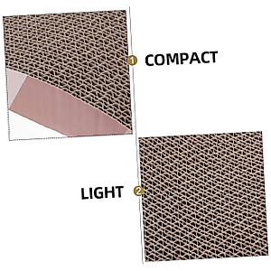 WOONEKY 2pcs Corrugated Cat Scratching Post Cat Scratchers Cardboard Cat Supplies Interesting Scratch Pad Room Kitten Scratcher Fun Scratcher Funny Scratching Board Corrugated Paper