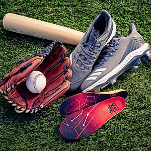 CURREX CleatPro Sport Insoles for Soccer Cleats, Football Cleats, & Field Sport Shoes – Stabilizing Inserts to Help Reduce Fatigue, Prevent Common Injuries – for Men, Women & Kids – Medium Arch, Large