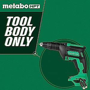 Metabo HPT Cordless 18V MultiVolt™ Drywall Screw Gun | Tool Only - No Battery | Lifetime Tool Warranty | W18DAQ4