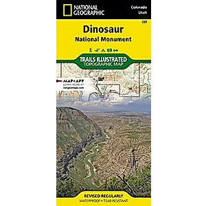 Dinosaur National Monument Map (National Geographic Trails Illustrated Map, 220)
