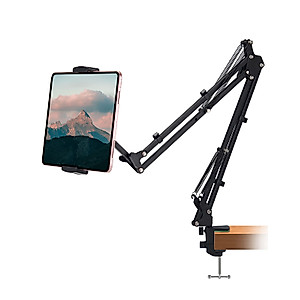 LILANZo Tablet Stand & Phone Holder, Adjustable Stand for 4.6-12.9'' Devices, Compatible with iPad, iPhone, Kindle, Fire HD, Nintendo Switch, Samsung, GoPro etc.