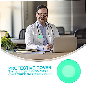 64 Pcs Stethoscope Case Silicone Cover for Stethoscope Portable Silicone Cover Stethoscope Cover Replacement Stethoscope Diaphragm Silicone Cover Stethoscope Silicone Cover