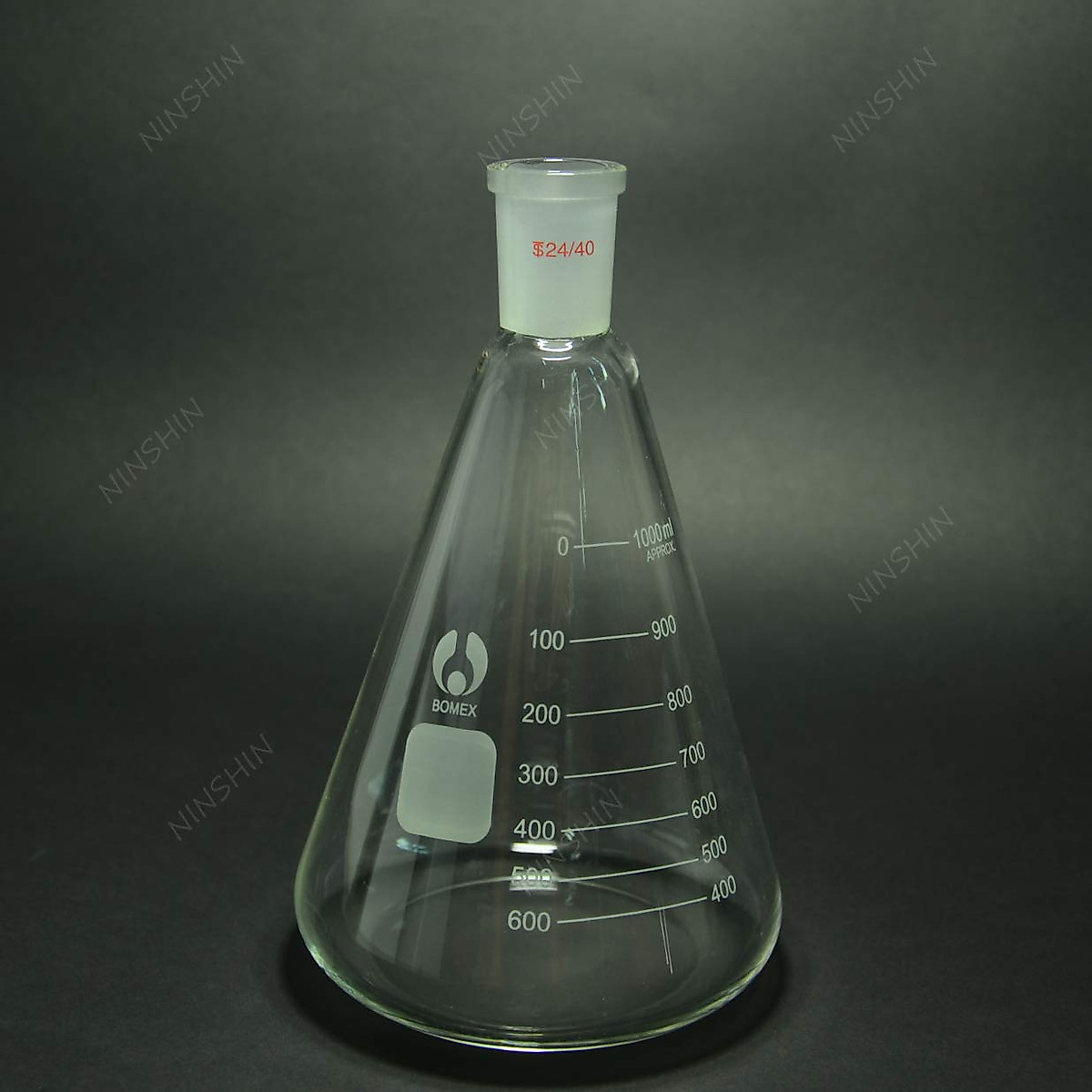 1000ML,Glass Erlenmeyer Flask,1L,Glass conical Flask,24/40,Lab Glassware Flask